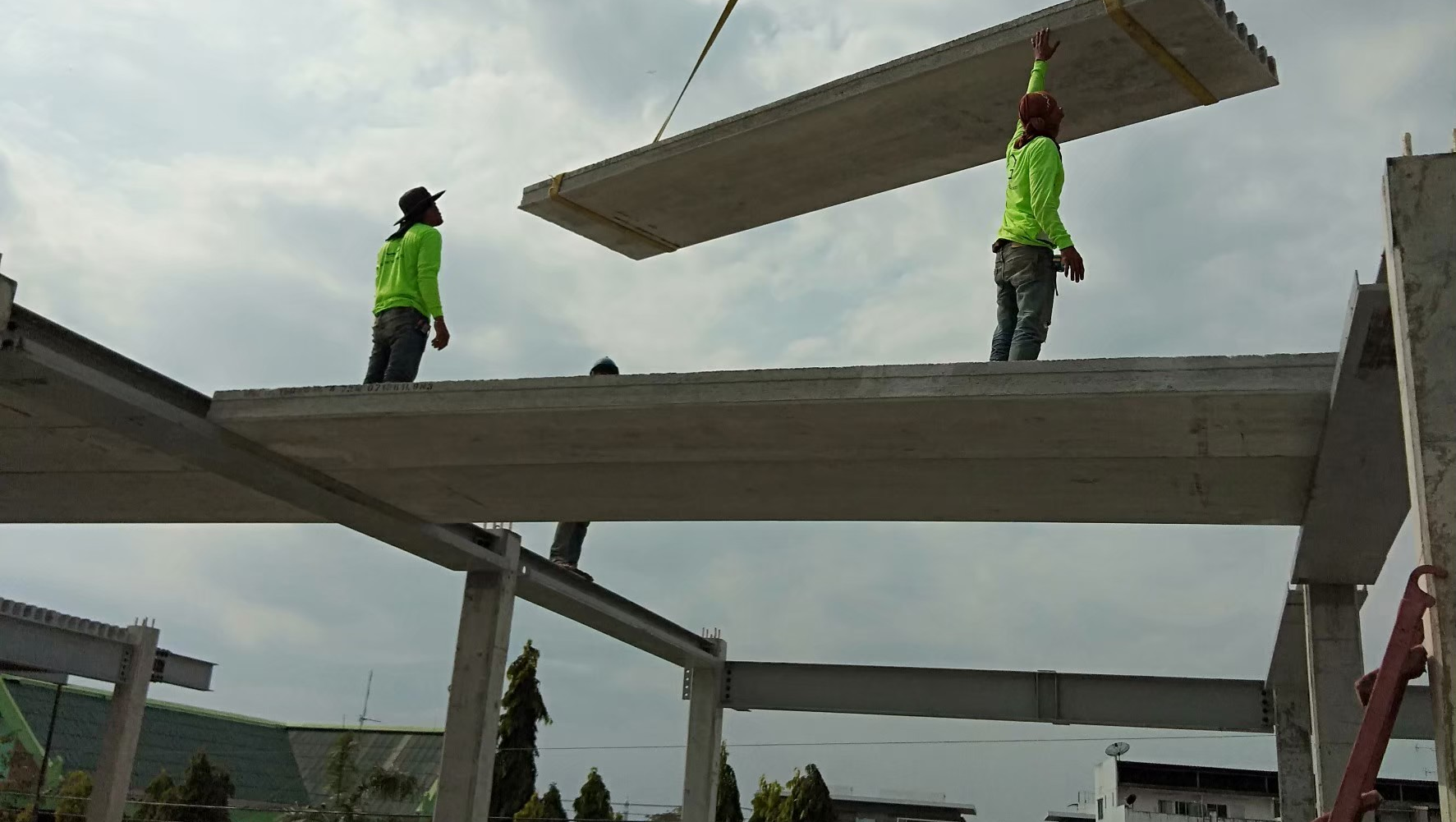 Hybrid Frame and Slim Floor System รับออกแบบและก่อสร้างอาคาร | Hybrid ...